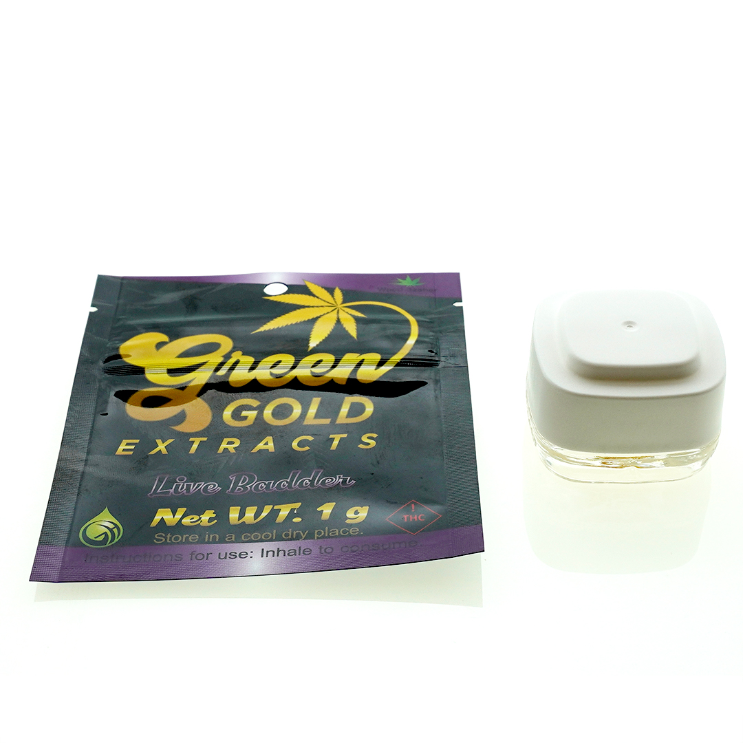 Live Badder 1g – Green Gold Extracts
