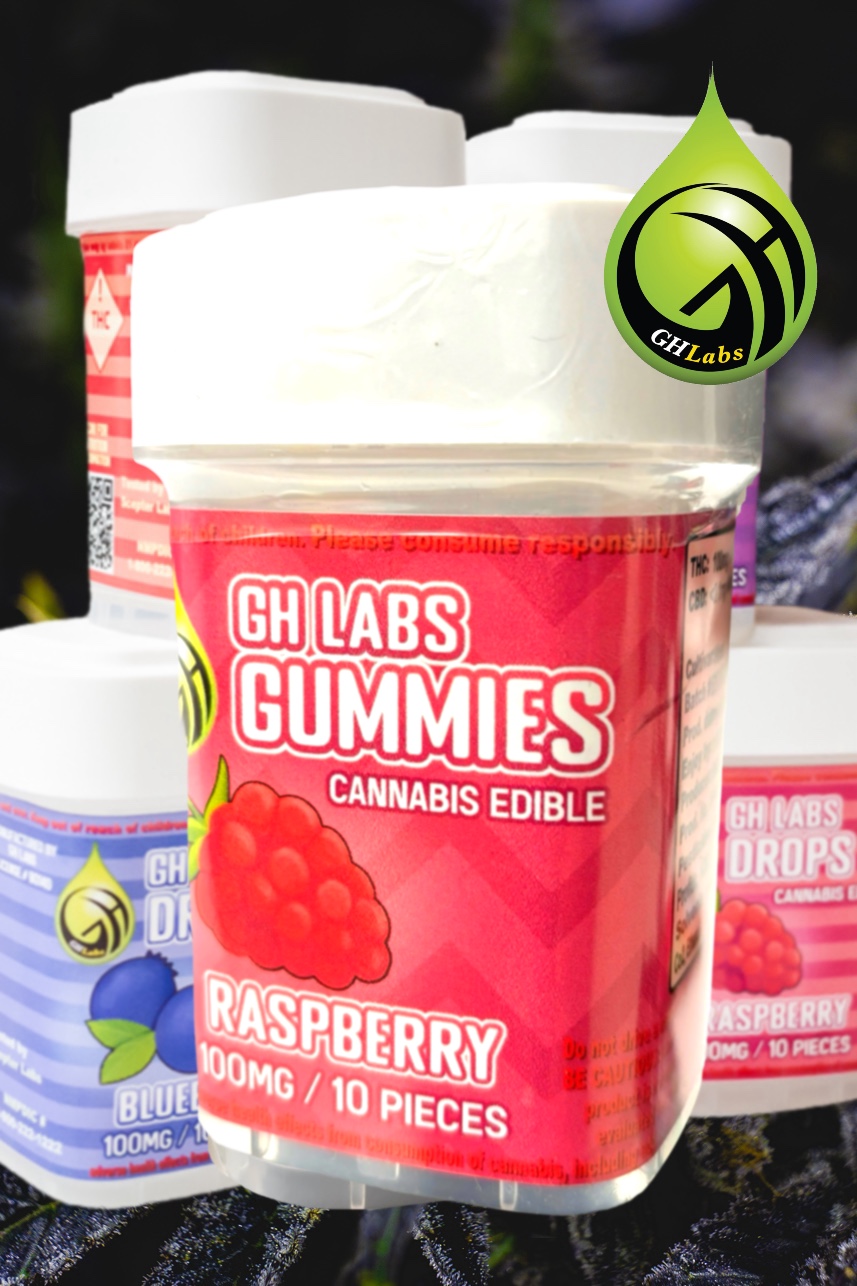 GH Gummies Raspberry – 100mg